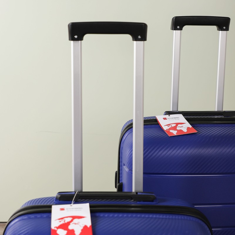 Série de 3 Valises en Polypropylène Incassable Bleu Foncé - Starbag