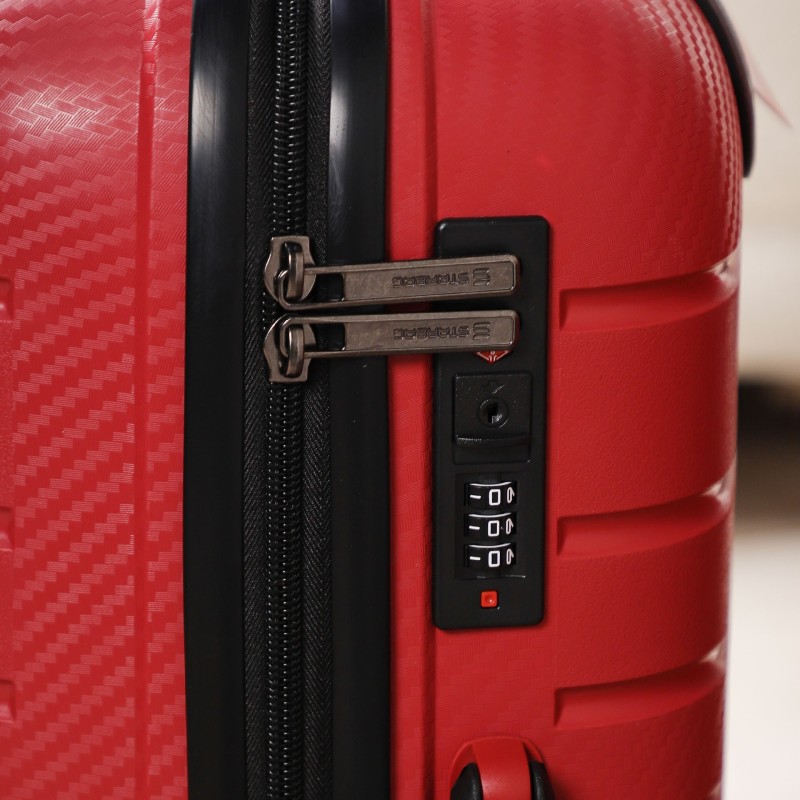 Série de 3 Valises en Polypropylène Incassable Rose Foncé - Starbag