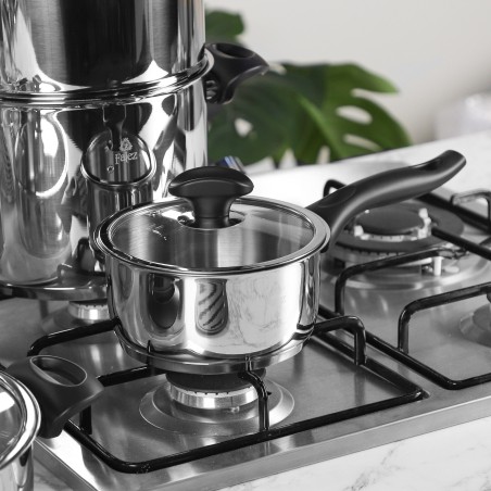 Batterie de Cuisine en Inox 18/10 - 43 Pièces Noir - Falez