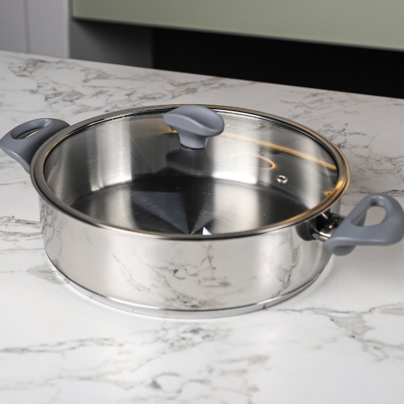 Batterie de Cuisine en Inox 18/10 - 45 Pièces - Falez