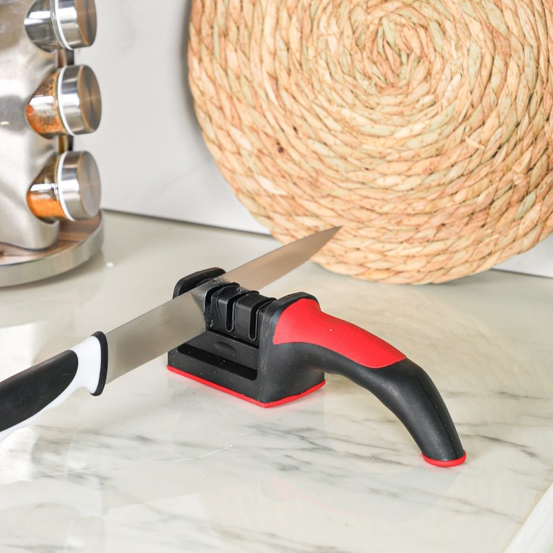 Aiguiseur de Couteaux Manuel Double Fente