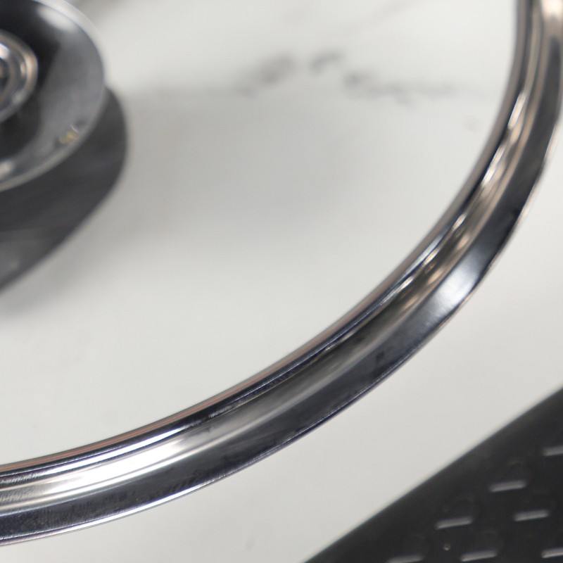 Batterie de Cuisine en Inox 18/10 45 Pièces Noir- Falez