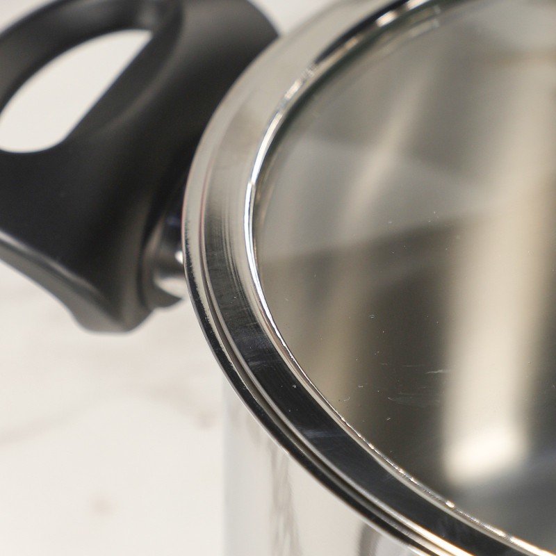 Batterie de Cuisine en Inox 18/10 45 Pièces Noir- Falez